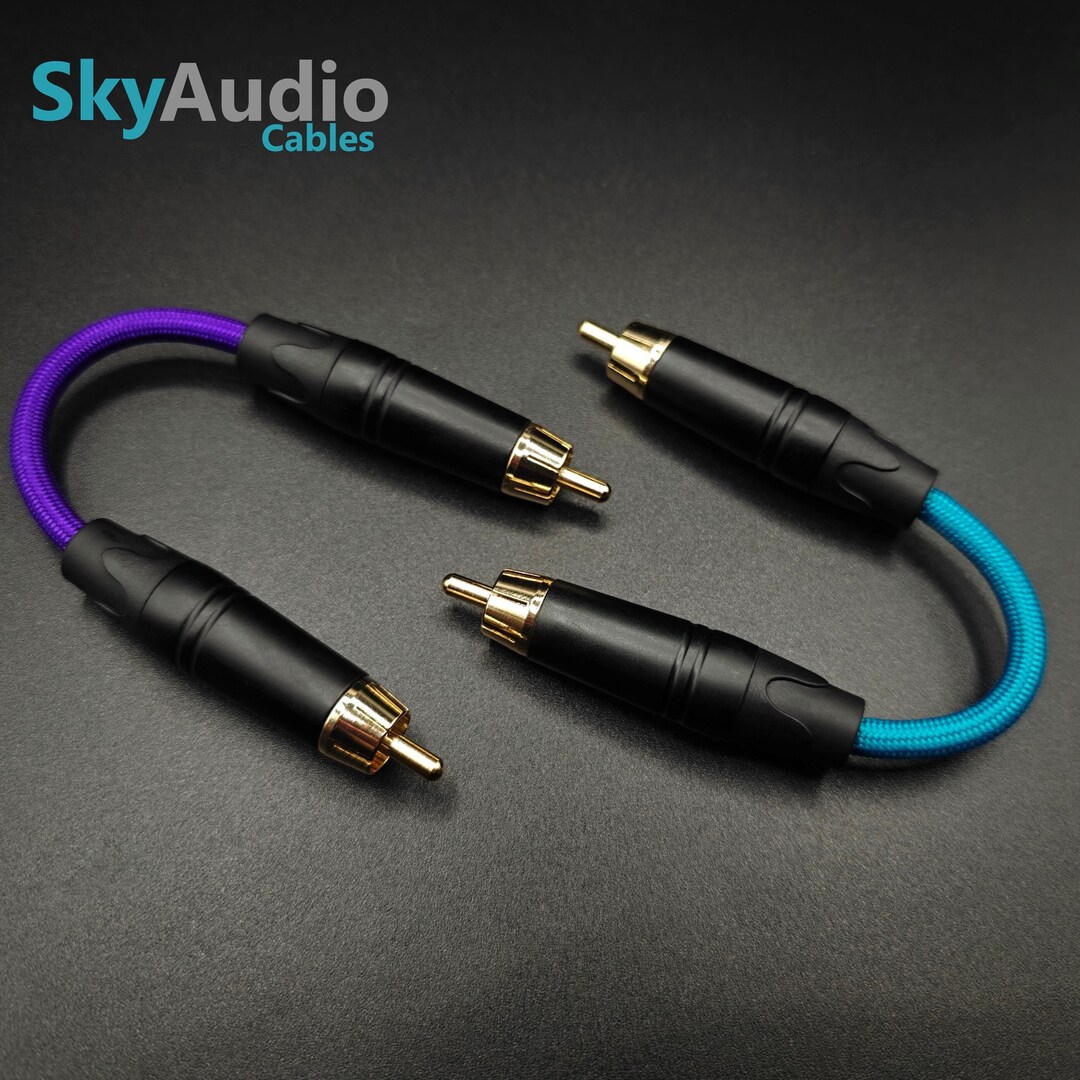 Custom Short RCA Phono Interconnect Cable Pair - Etsy