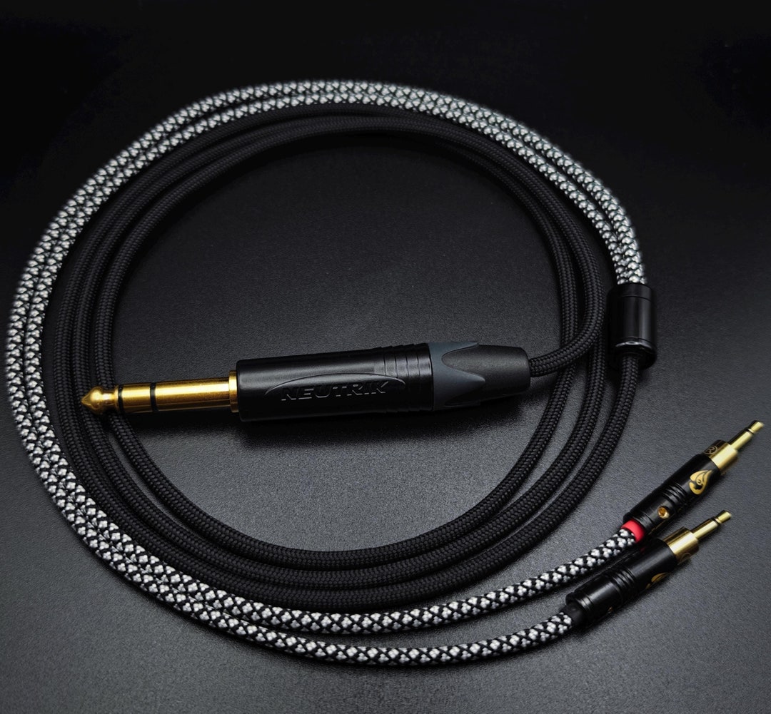 Custom Headphone Cable - Dual 2.5mm He400i HE560 HE1000 HD700 Nighthawk ...