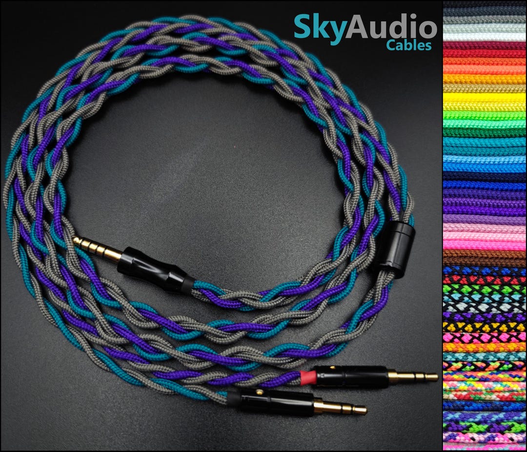 Custom Headphone Cable - 2 X 3.5mm Hifiman He400i Amiron Focal Elear Z7 ...