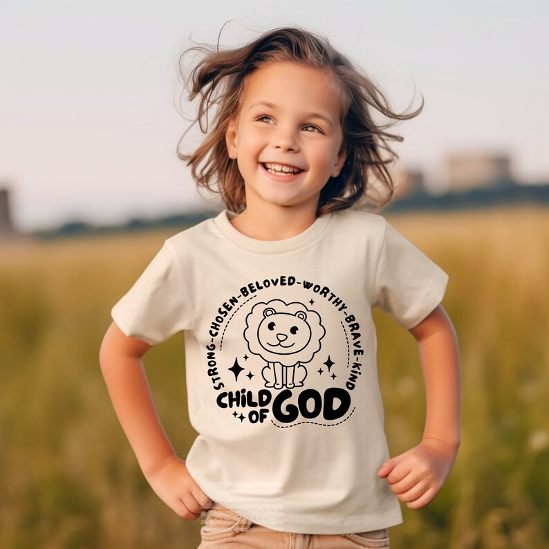 Christian Shirt for Kids, Child of God Shirt for Kids, Bible Story ...