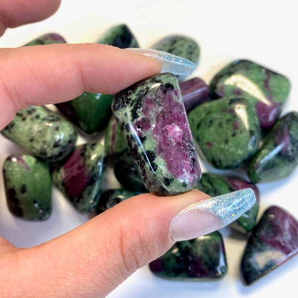 Ruby Zoisite Stone - Etsy