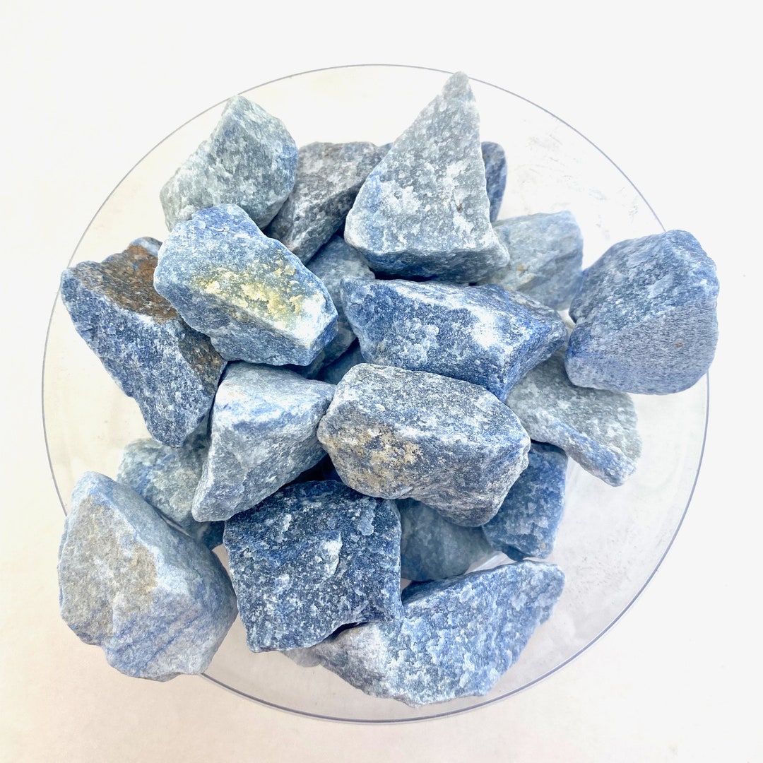 Raw Blue Quartz, Natural Blue Quartz, One Stone or Baggy, Rough Blue ...