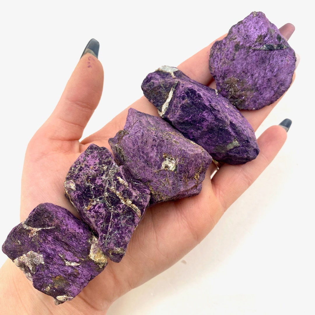 ONE Purpurite Stone, Raw Purpurite, Rough Purpurite, Natural Purpurite ...
