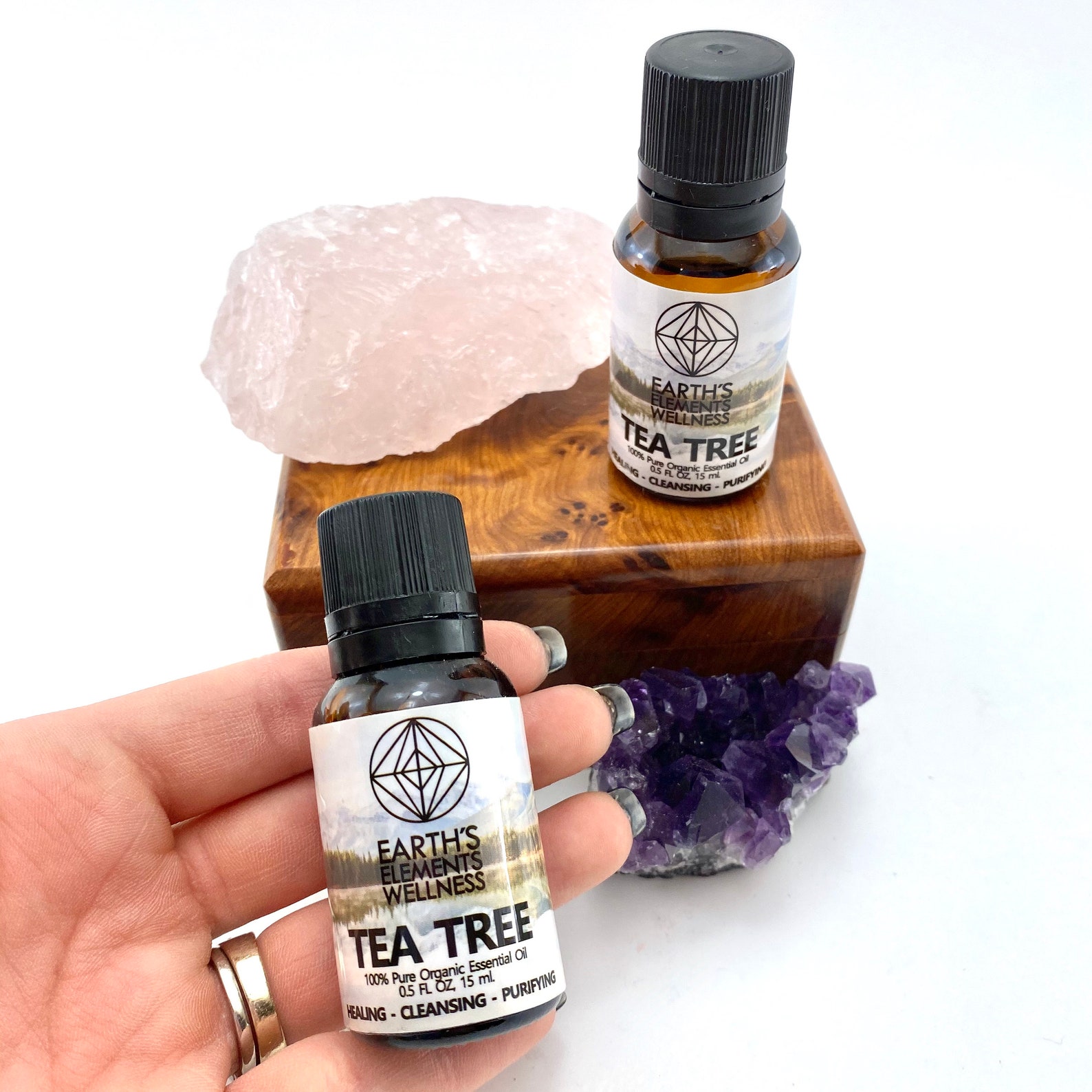 Tea Tree Essential Oil, 100% Pure and Organic Oil, Organic Tea Tree Oil ...