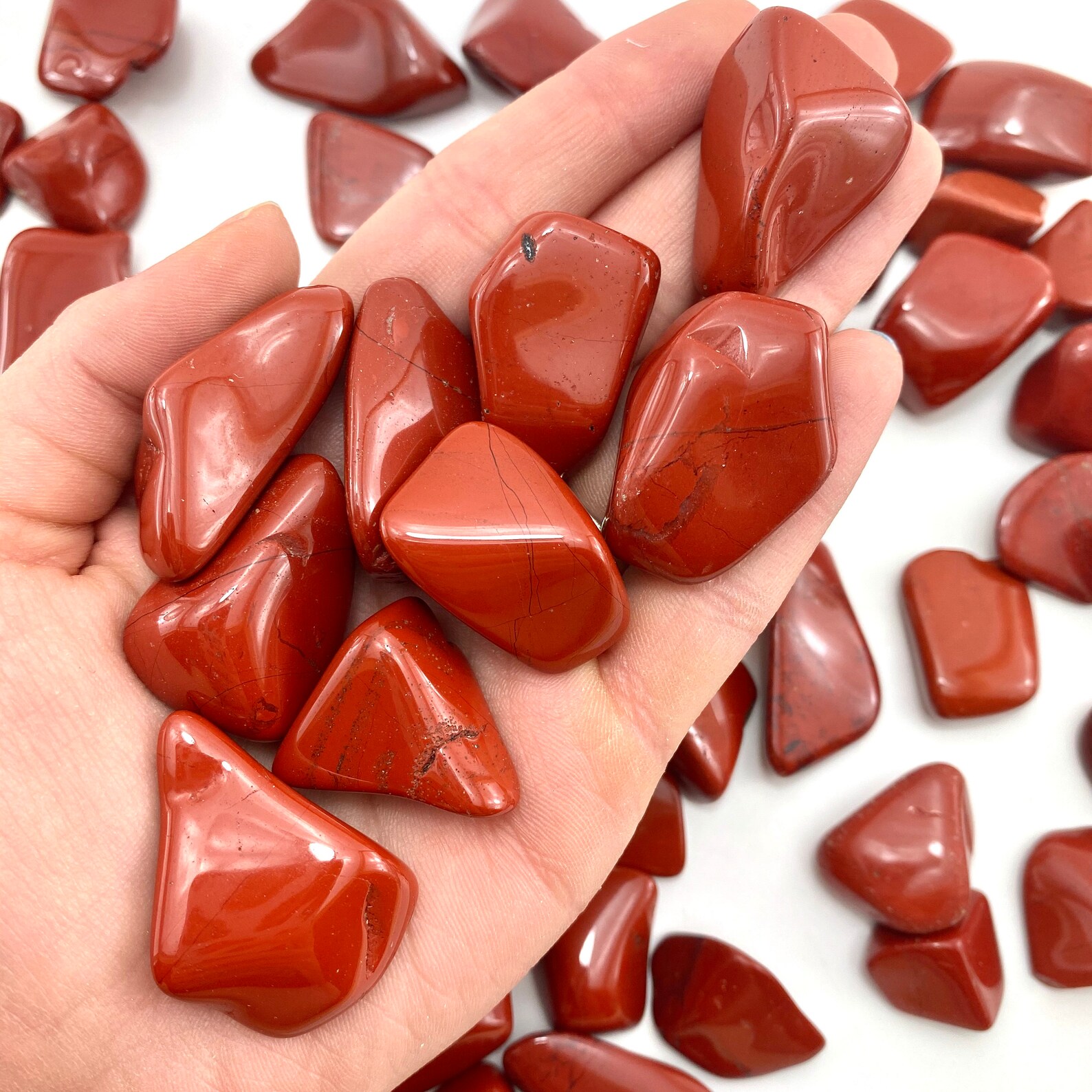 Red Jasper Tumble Tumbled Red Jasper Pocket Red Jasper T-45 - Etsy