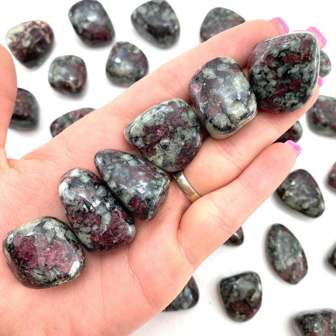 Eudialyte Tumbled RARE Eudialyte Polished Eudialyte Healing - Etsy