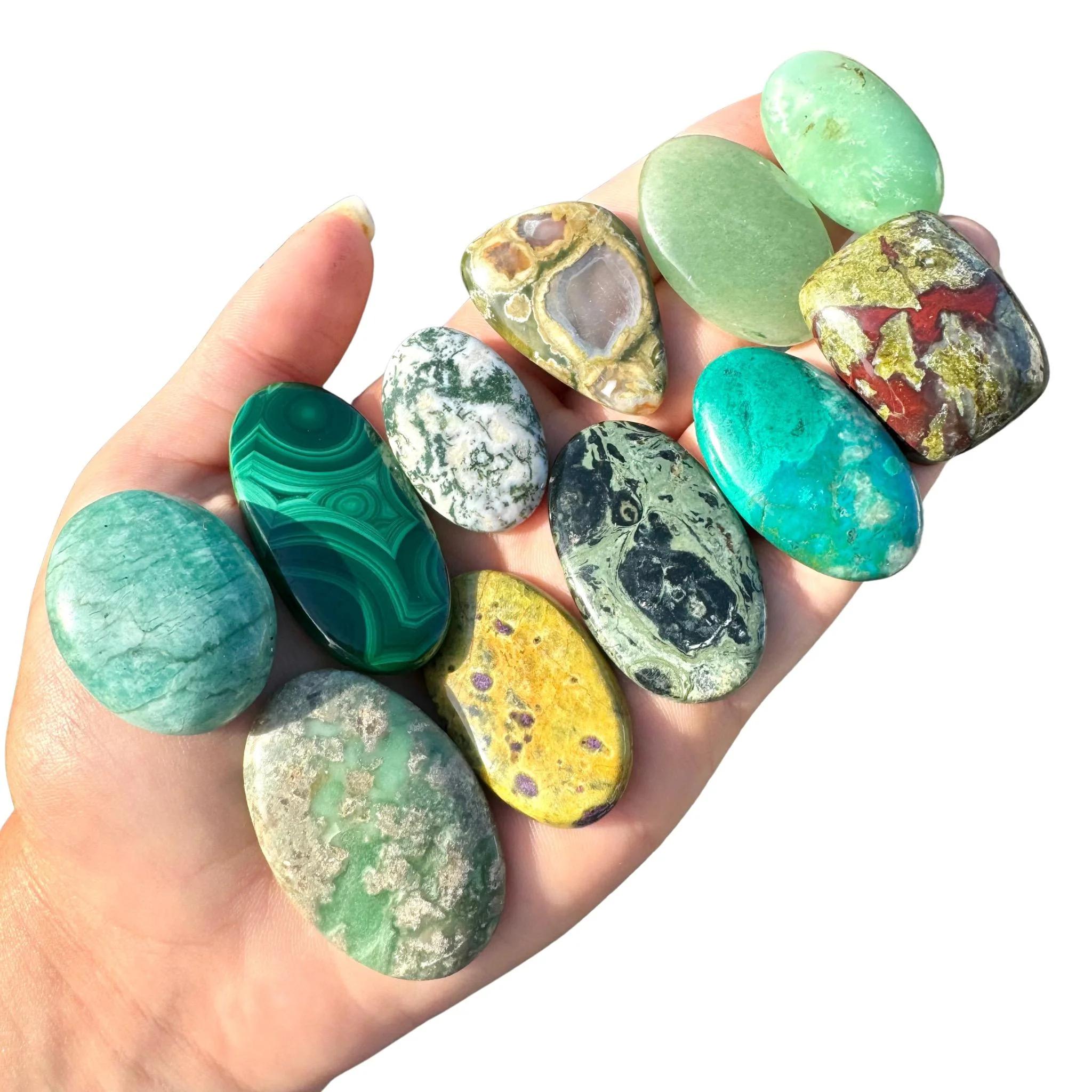 25pc Small Cabochon Set - Intuitive Cabochon Set - 25pc of Natural ...