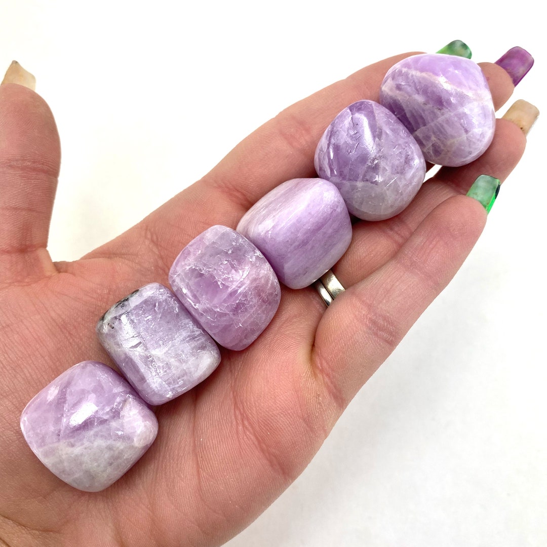QUALITY Kunzite Tumble Tumbled Kunzite Healing Kunzite - Etsy