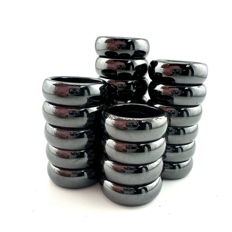 Hematite Ring - Etsy