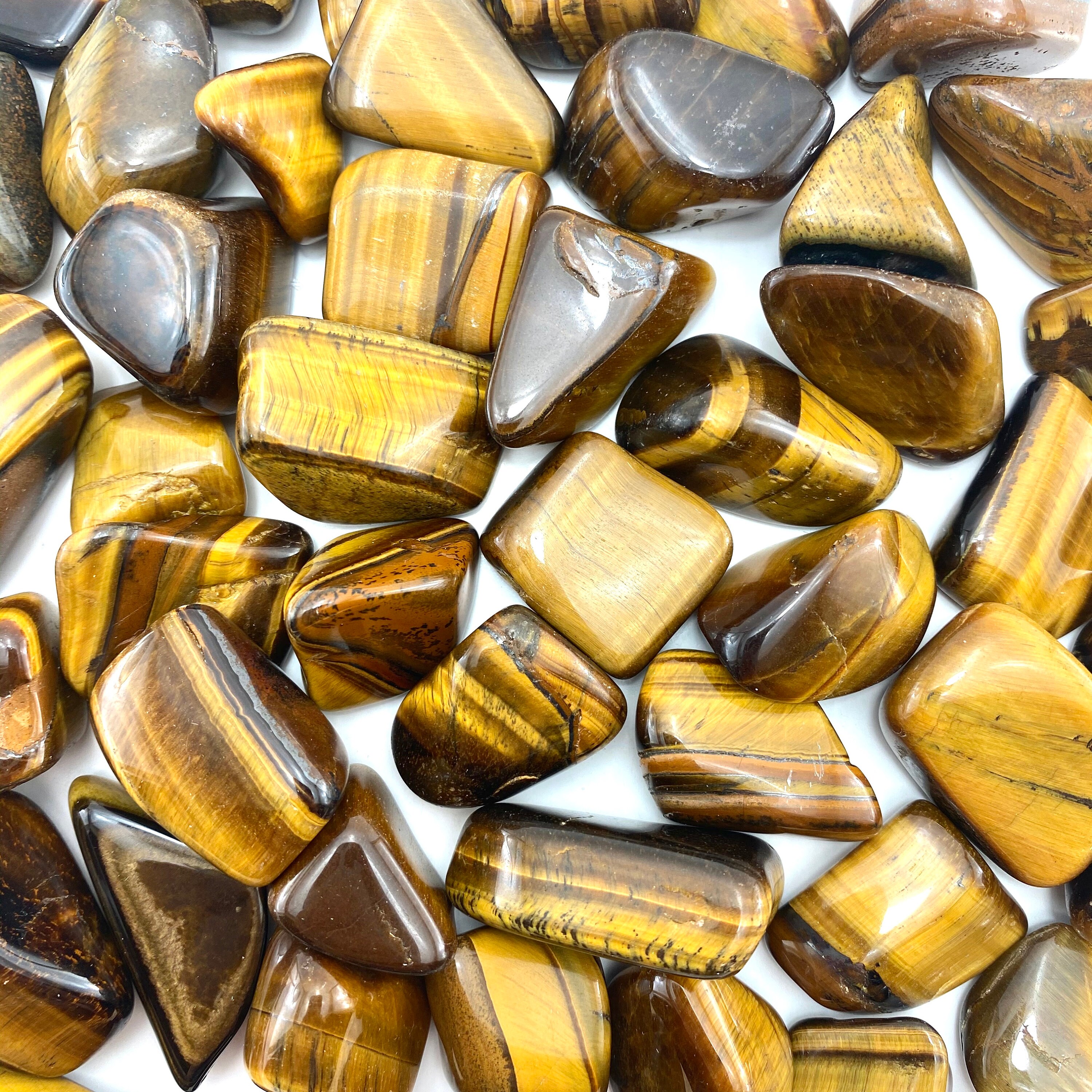 Tigers Eye Tumbled Stone Tumbled Tigers Eye Tigers Eye - Etsy