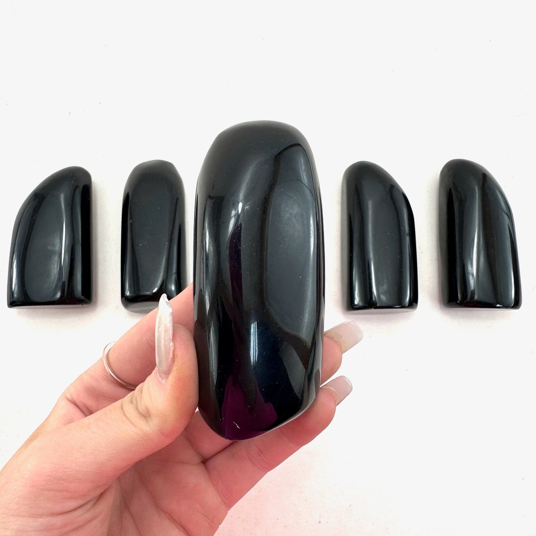 Small Obsidian Free Form, Natural Obsidian Free Form, Polished Obsidian ...