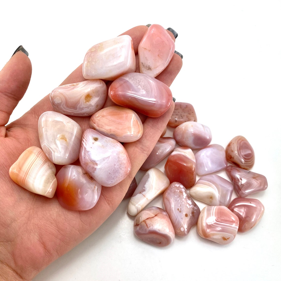 Apricot Agate Tumbled Apricot Agate Apricot Agate Pocket - Etsy