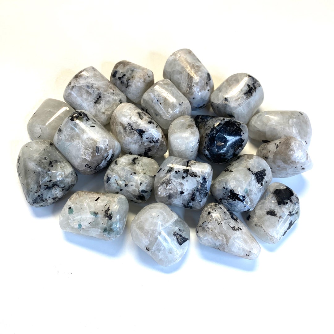 Rainbow Moonstone Tumble, Tumbled Rainbow Moonstone, Polished Rainbow ...