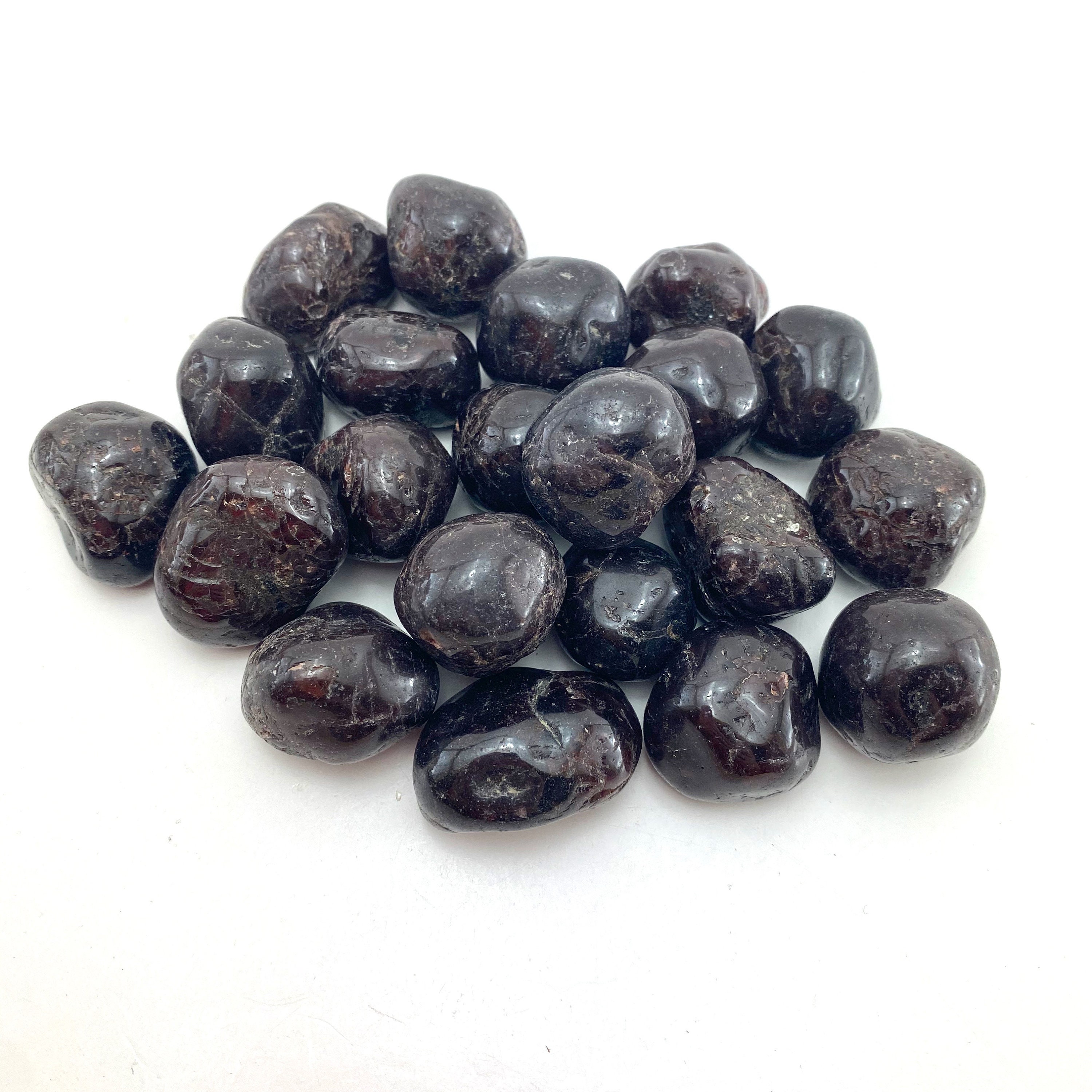 Garnet Tumbled Stone, Tumbled Garnet, Polished Garnet, Pocket Garnet ...