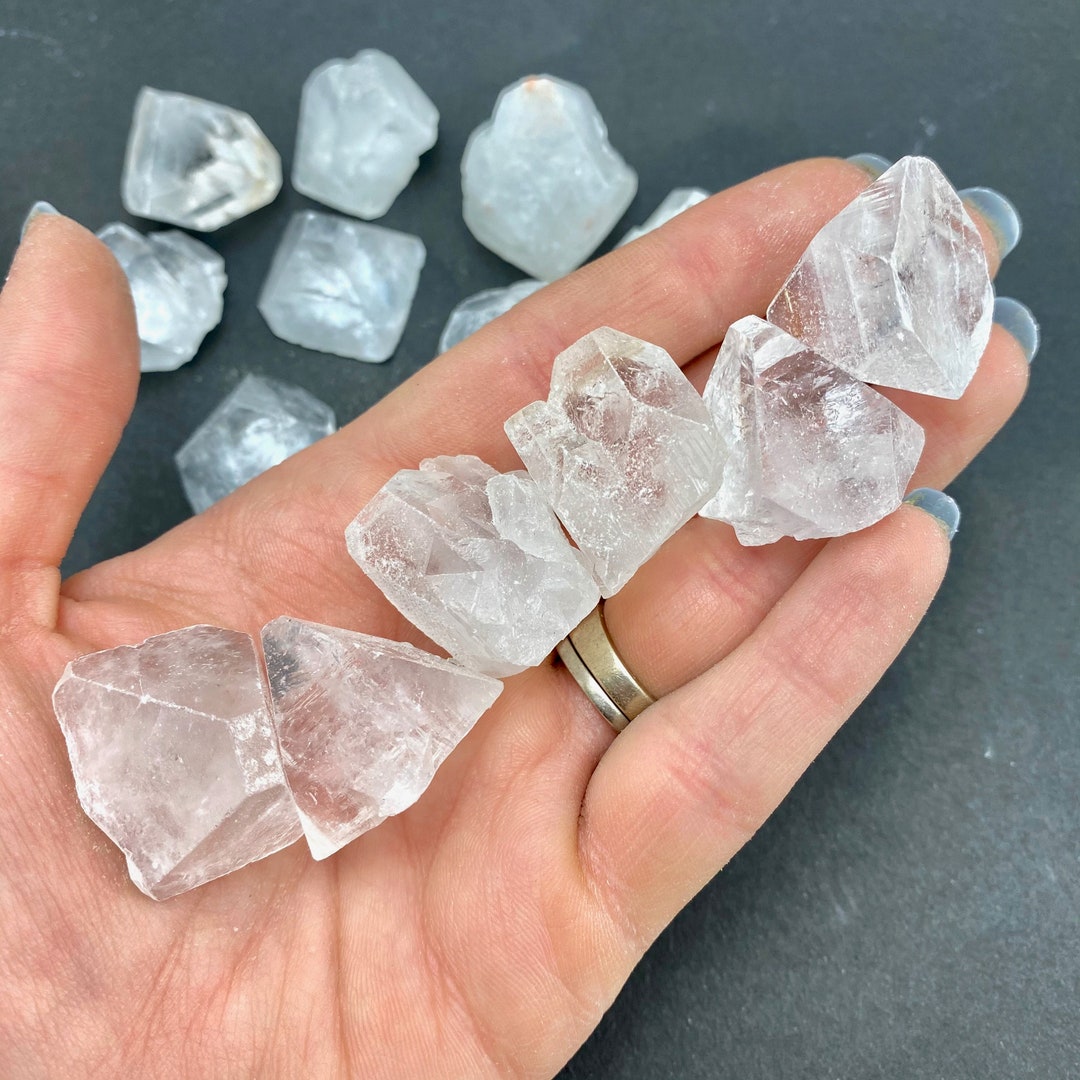 Apophyllite Tip, ONE Apophyllite Point, Small Apophyllite Point, Rough ...