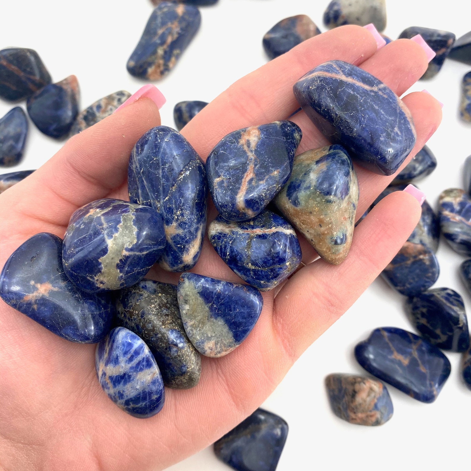 Sodalite Tumble Tumbled Sodalite Pocket Sodalite Healing - Etsy