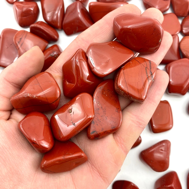 Red Jasper Tumble Tumbled Red Jasper Pocket Red Jasper T-45 - Etsy