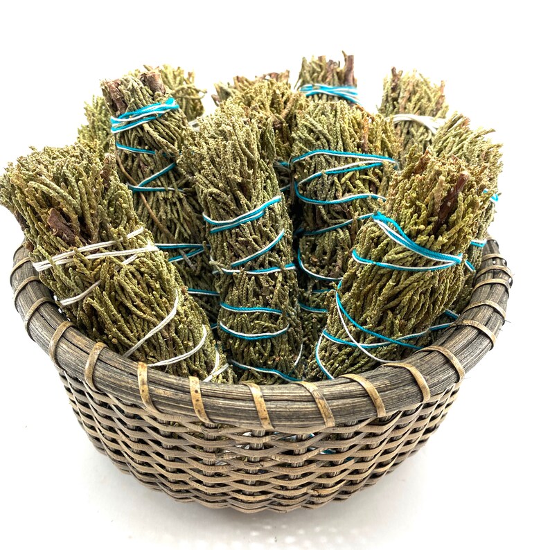 4" Juniper Sage Bundle, Juniper Smudge, Juniper Sage - Etsy