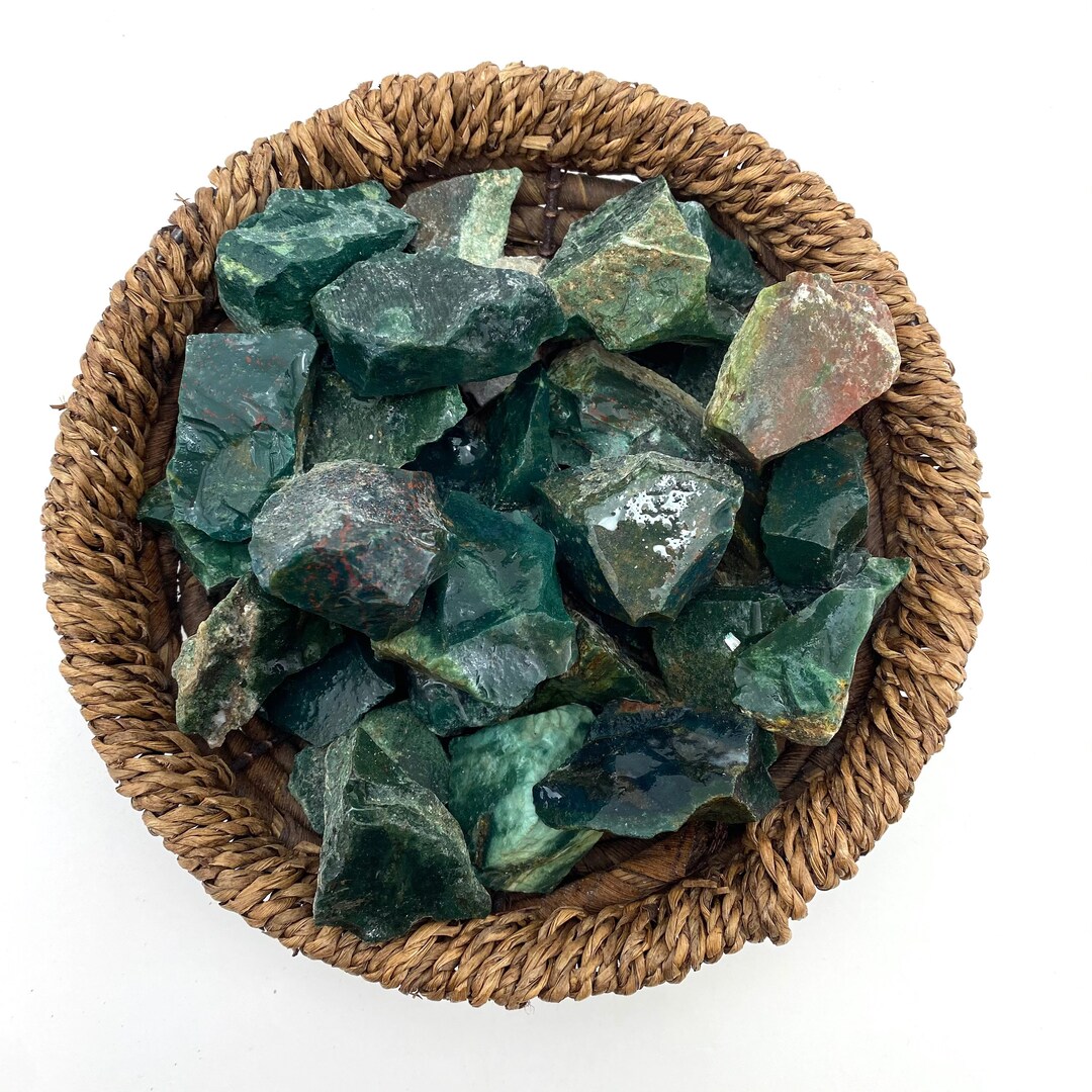 Bloodstone Gemstone, One Stone or a Baggy, Rough Bloodstone, Raw ...