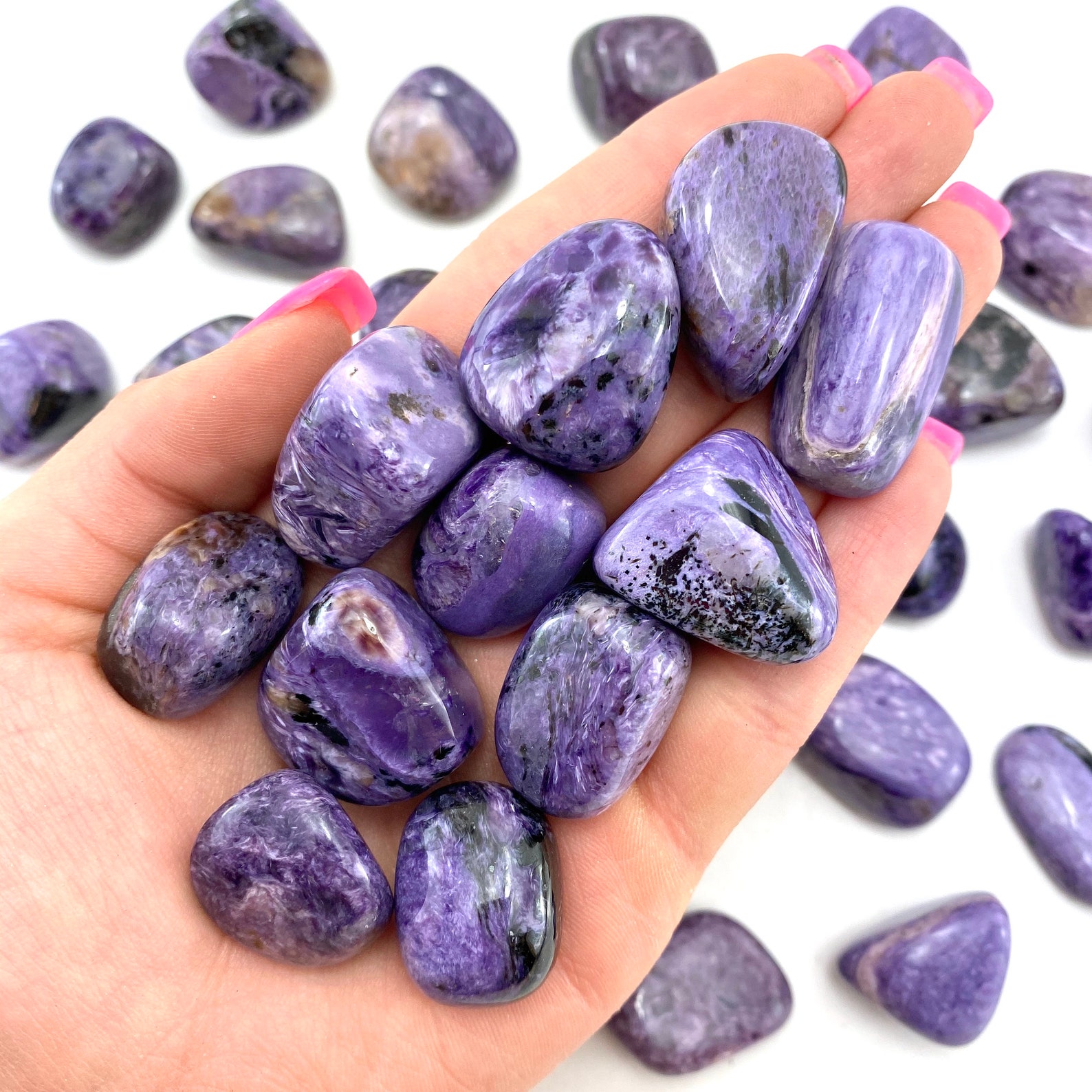Quality Charoite Tumble Tumbled Charoite Rare Charoite T-92 - Etsy