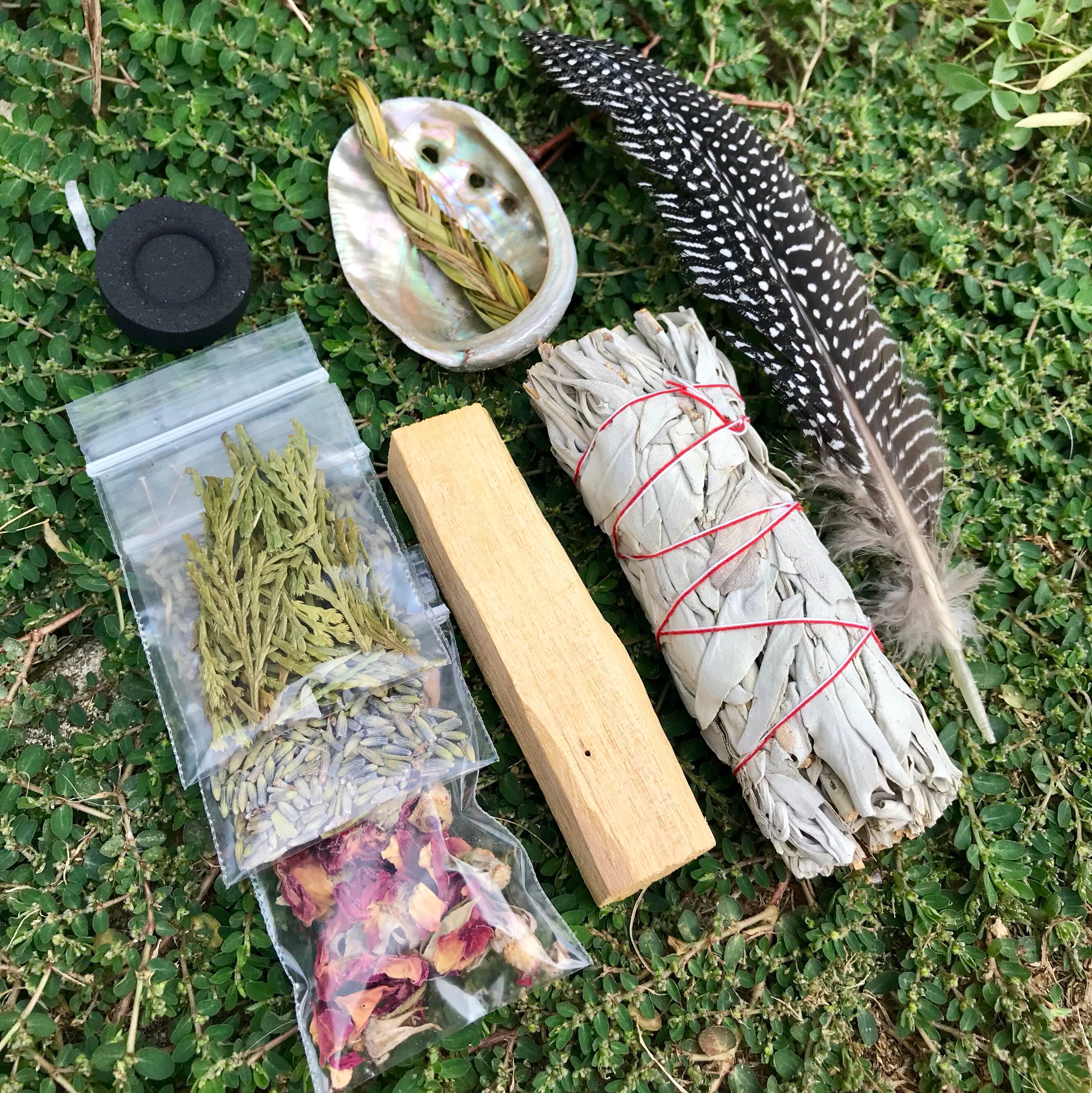 Smudge Kit Basic Smudge Kit Beginner Smudge Kit Sage Palo | Etsy