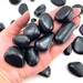 Shungite Tumbled Stone, Tumbled Shungite, Healing Shungite, Pocket ...