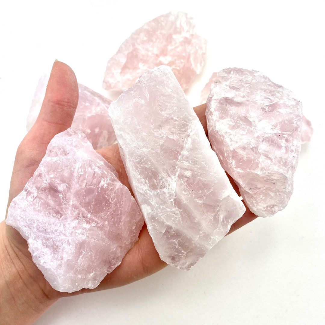 Rose Quartz Chunk, Rough Rose Quartz, Raw Rose Quartz, Natural Rose ...