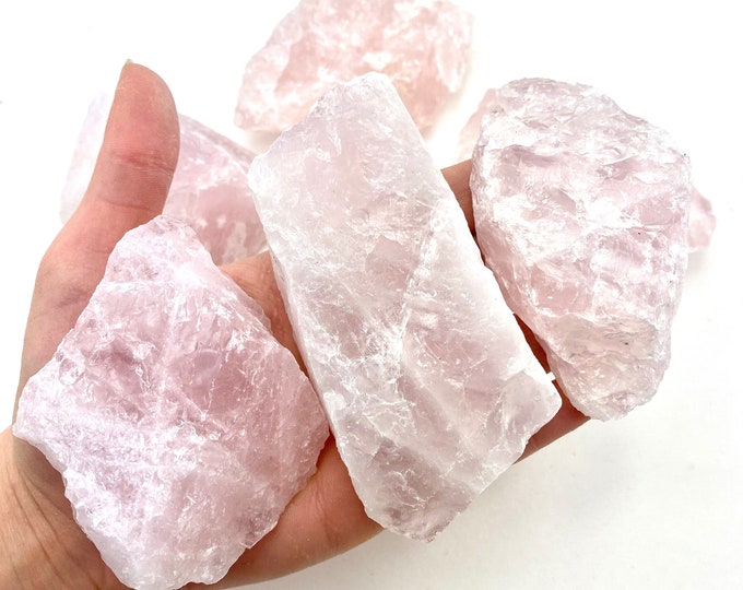 Rose Quartz Chunk, Rough Rose Quartz, Raw Rose Quartz, Natural Rose ...