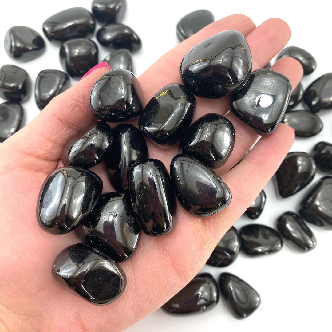 Tumbled Jet, Jet Healing Stone, Tumbled Jet, Natural Jet, T-31 - Etsy
