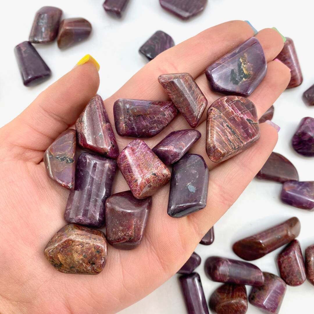 Small Ruby Tumble, Tumbled Ruby, 0.751 Ruby, Ruby Corundum, Polished ...