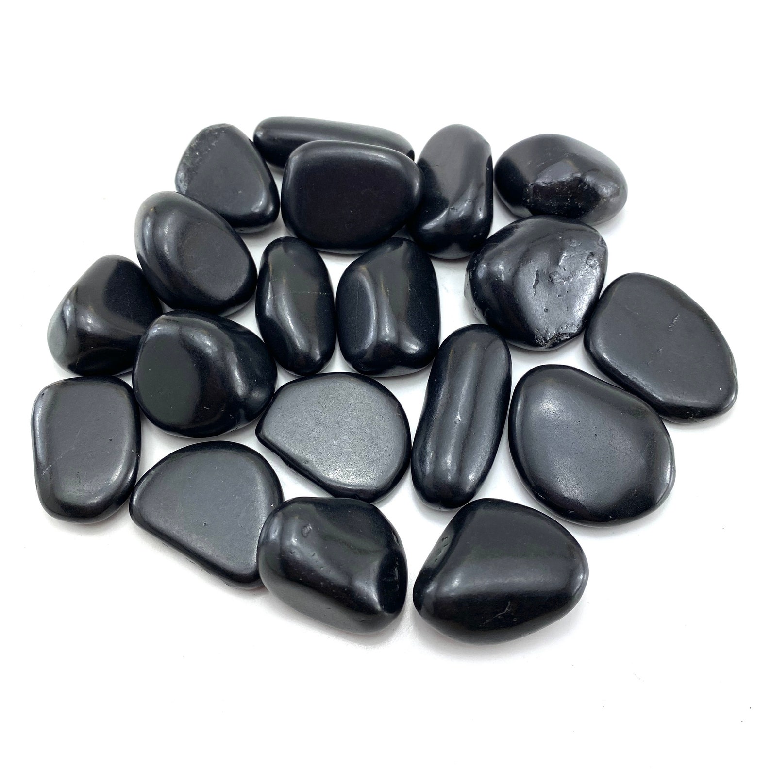 Shungite Tumbled Stone, Tumbled Shungite, Pocket Shungite, T-53 - Etsy