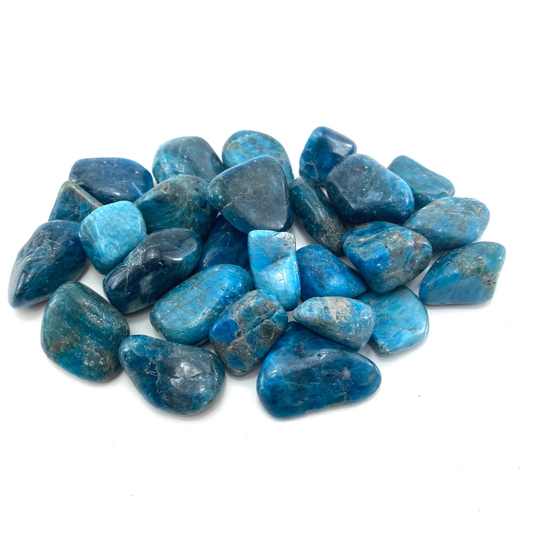 Apatite Tumbled Stone, Tumbled Apatite, Apatite Pocket Stone, Polished ...