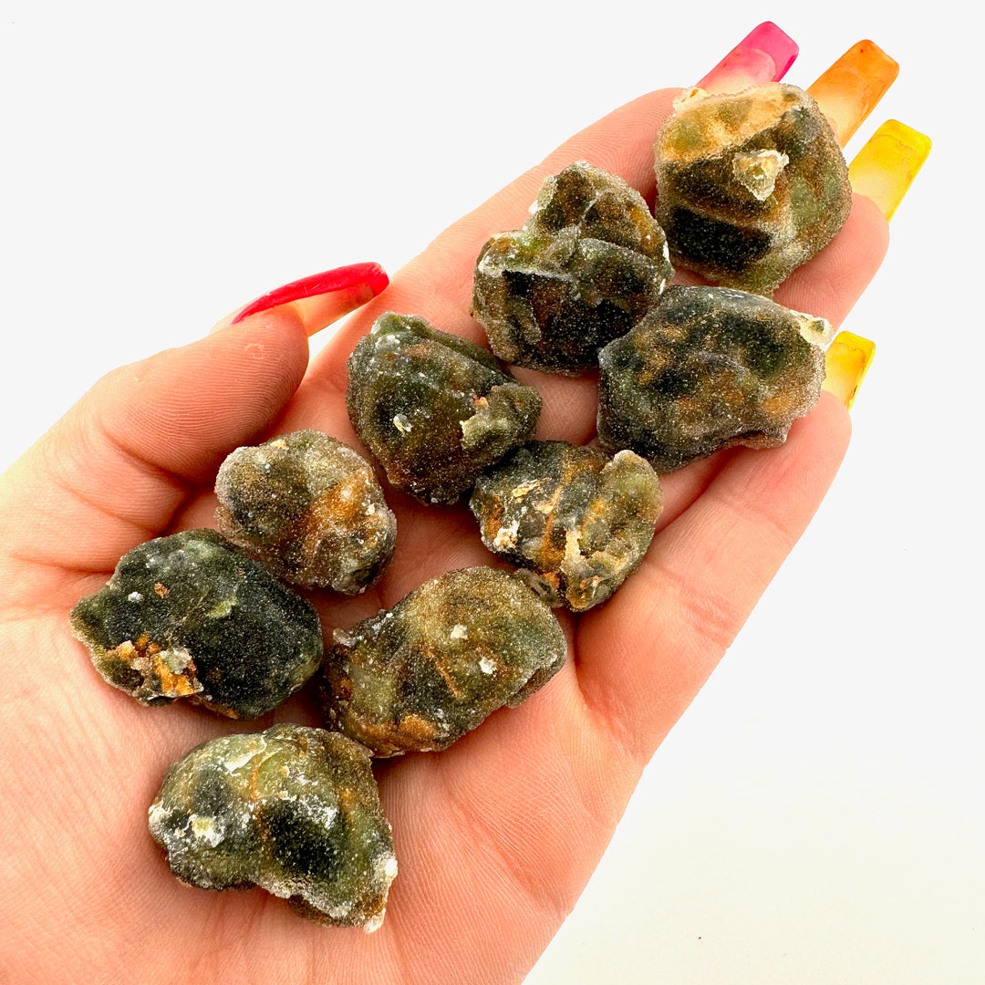 New From Turkey, Deva Quartz or Deva Druzy, Chrome Chalcedony, A-27 - Etsy