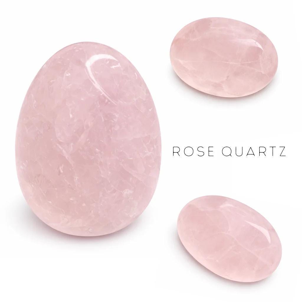 Rose Quartz Palm Stone - Natural Rose Quartz - Polished Rose Quartz ...