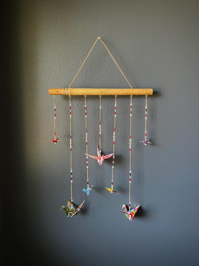 Origami Crane Decorative Hanger - Etsy