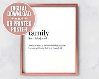 Family poster | Etsy