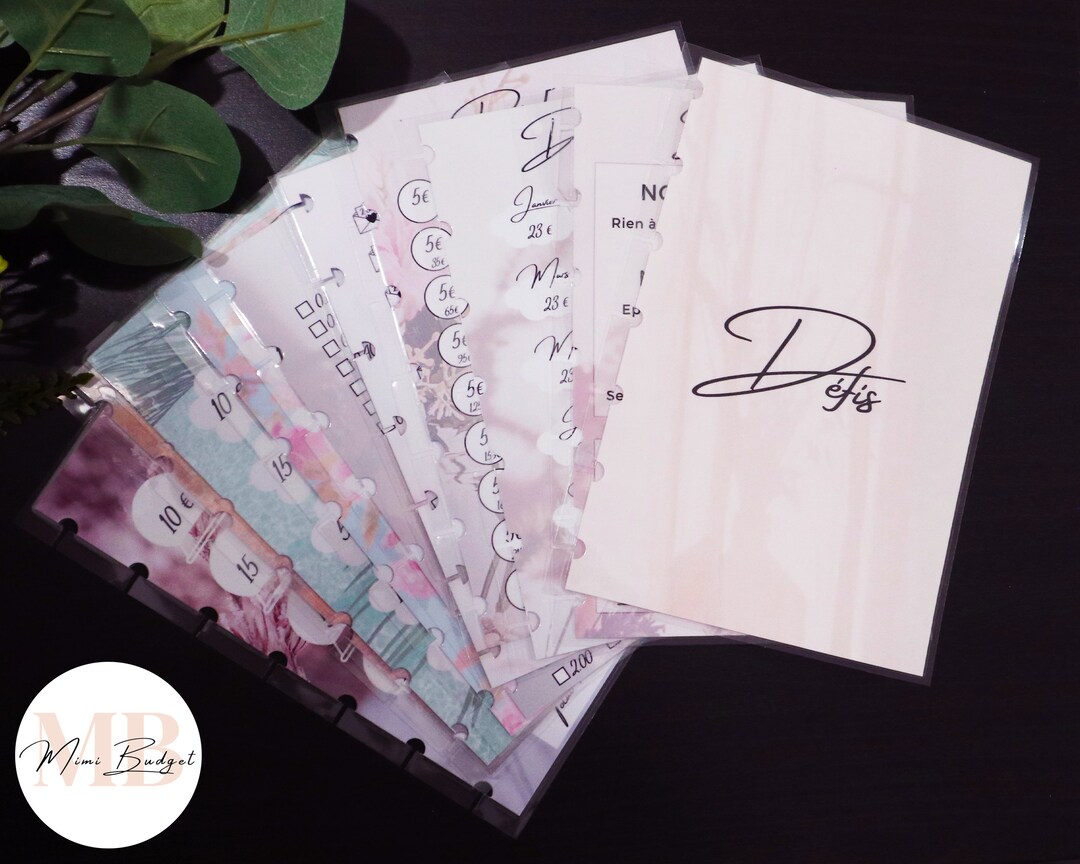 Défis d'économies dans le kit de démarrage réutilisable Enveloppe ...