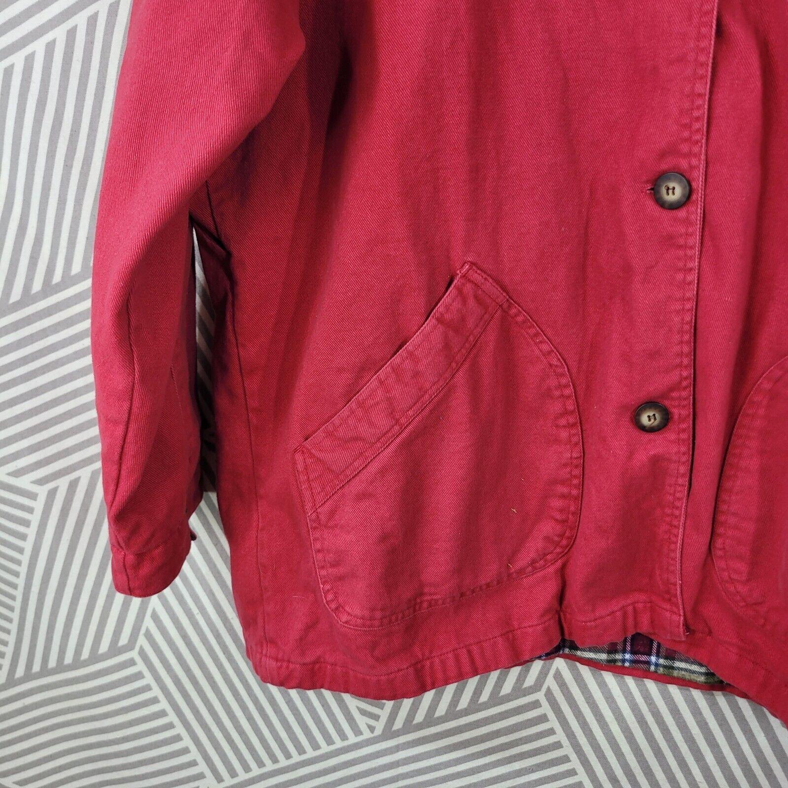 Vintage Canvas Barn Jacket Chore Coat XL Shacket Rancher Plaid Blanket ...