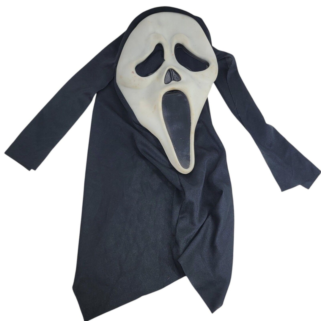 Vintage 1997 90s Scream Ghost Face Mask S9206 Easter Unlimited Fun World - Etsy