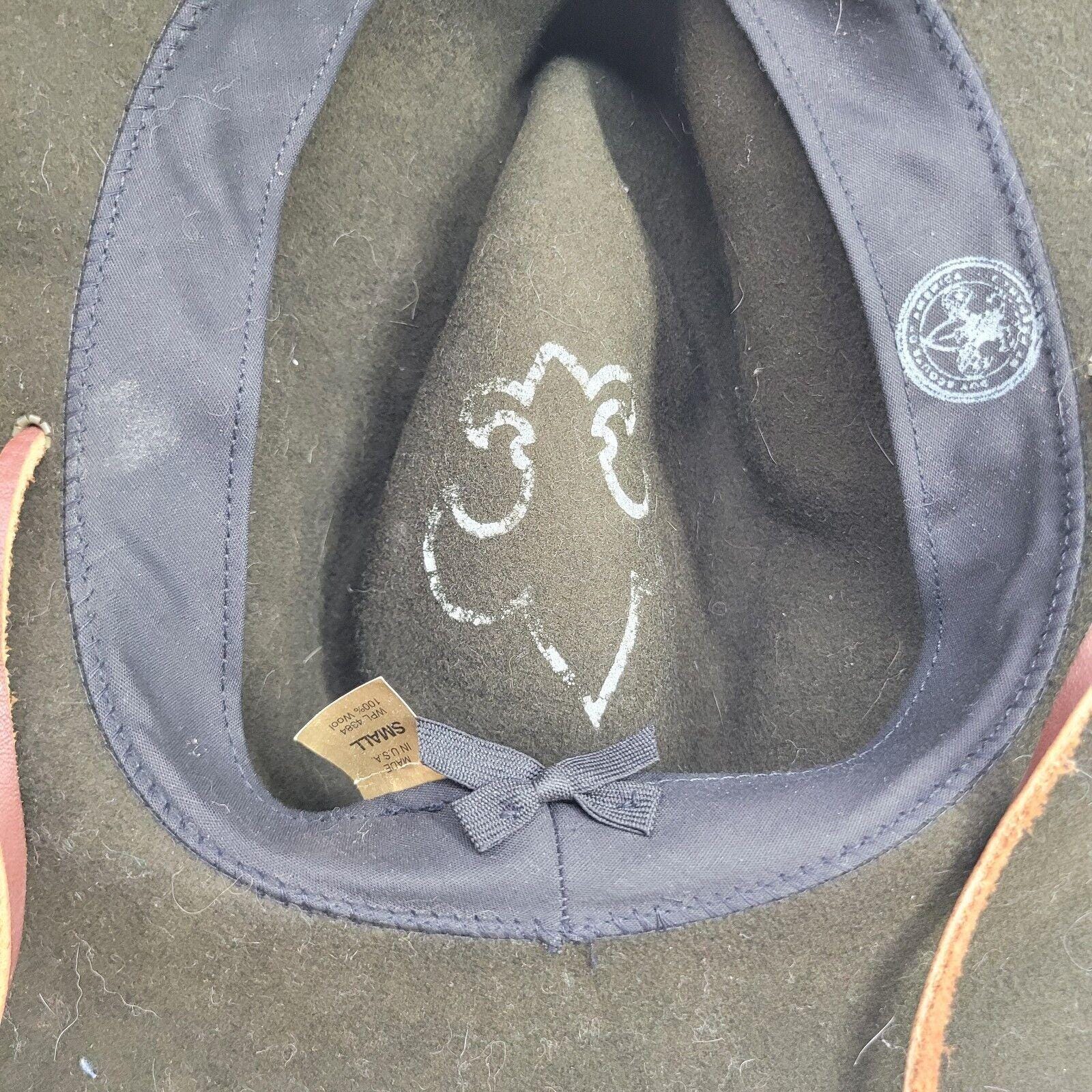 Vintage Official Boy Scouts of America Felt Hat Small 100% Wool Green ...