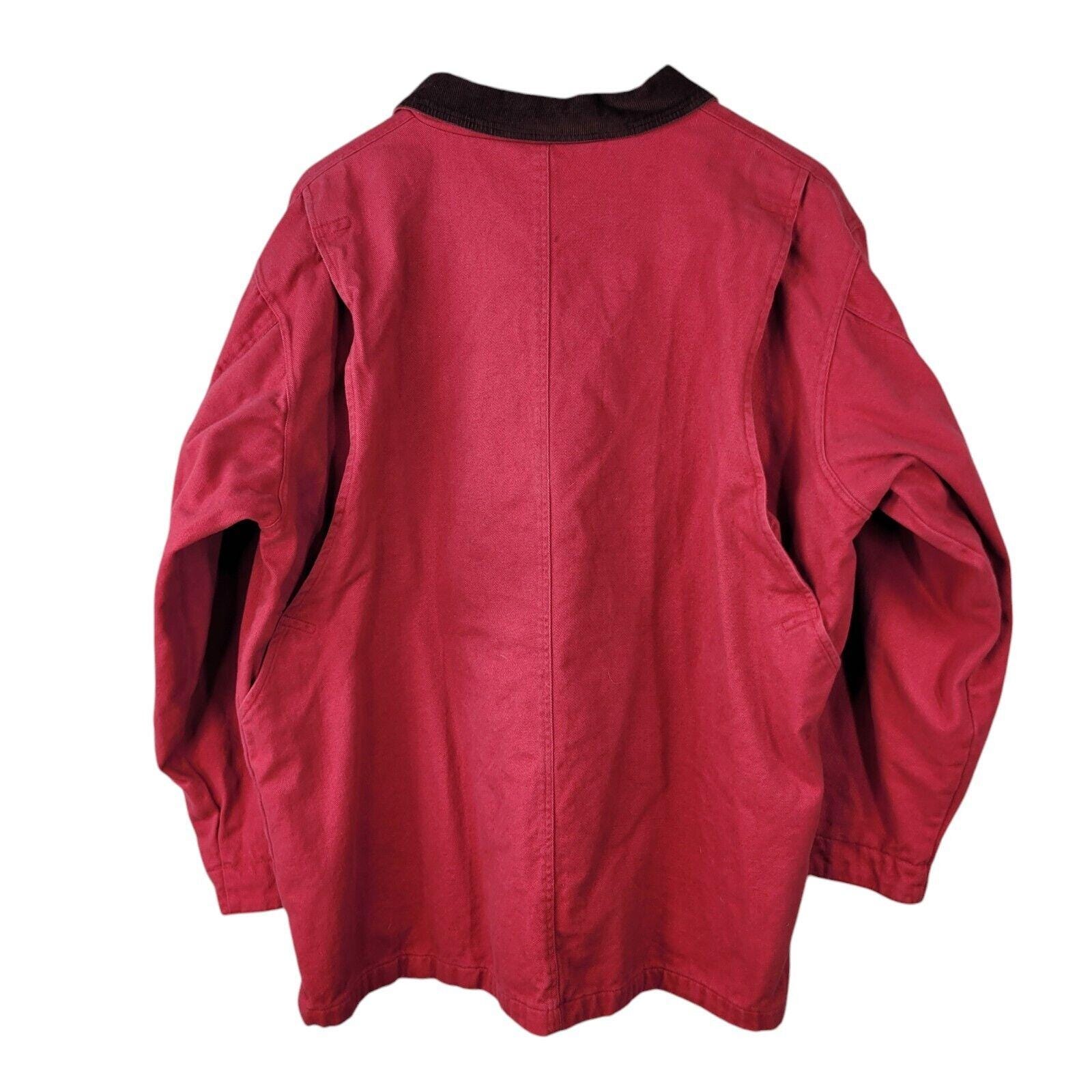 Vintage Canvas Barn Jacket Chore Coat XL Shacket Rancher Plaid Blanket ...