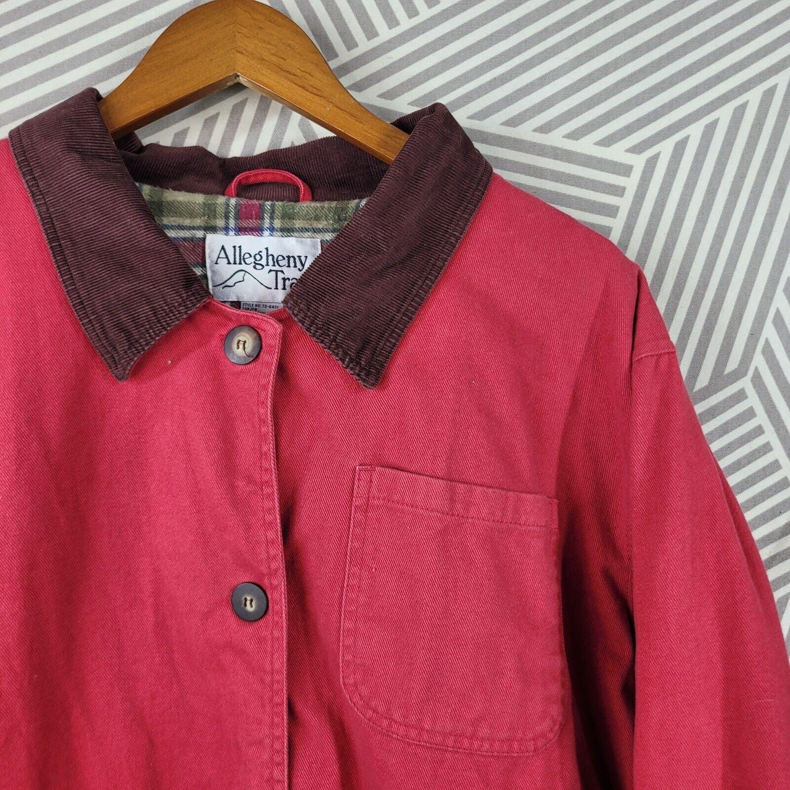 Vintage Canvas Barn Jacket Chore Coat XL Shacket Rancher Plaid Blanket ...