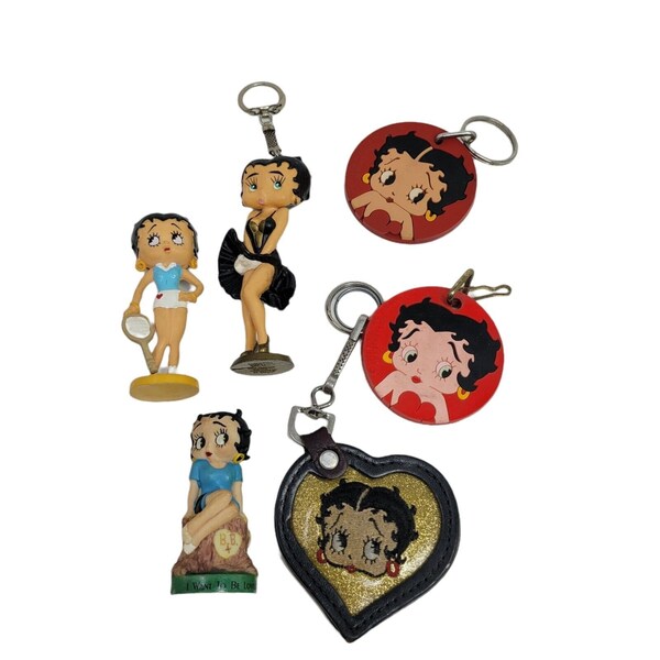 Betty Boop Key Chain - Etsy