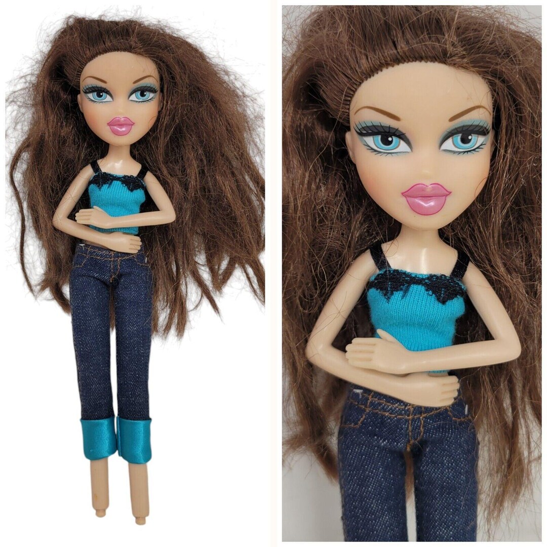 Bratz Sisterz Big Sister Lilani Doll MGA No Shoes 2006 Blue Eyes Auburn ...