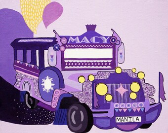 Philippine Jeepney 3D Paper Craft Printable PDF - Etsy Hong Kong