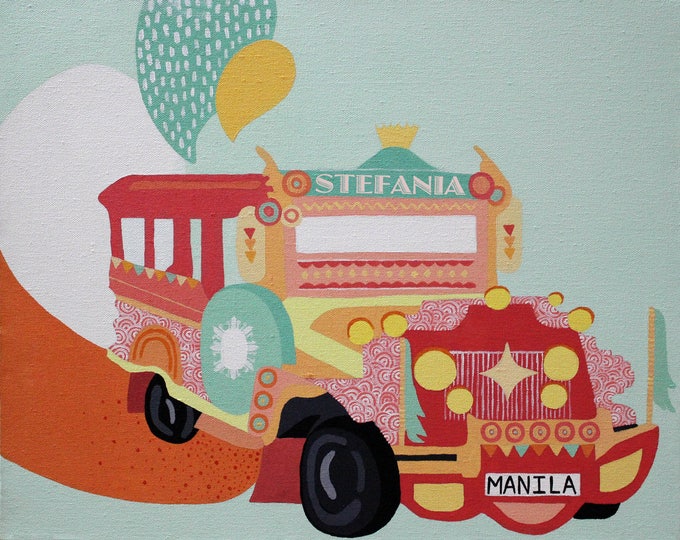 Philippine Jeepney 3D Paper Craft - Printable PDF - Etsy Canada
