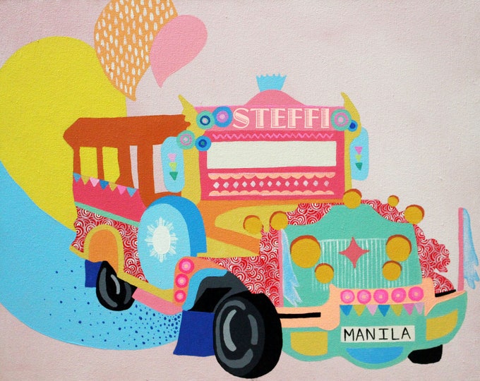 Philippine Jeepney 3D Paper Craft - Printable PDF - Etsy Canada