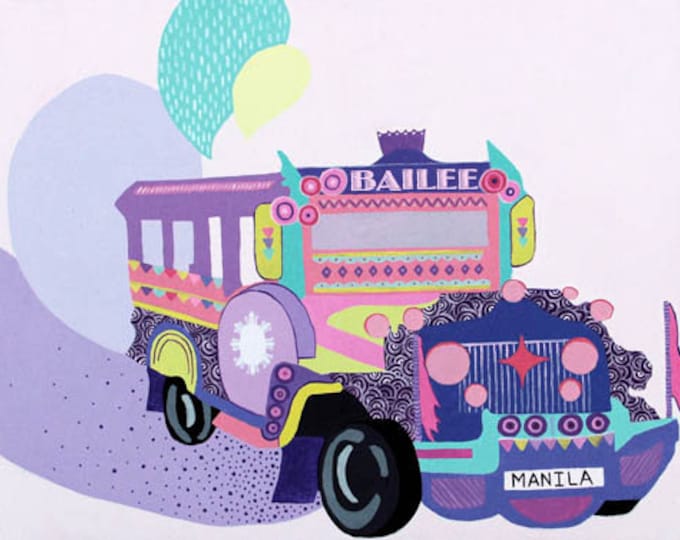 Philippine Jeepney 3D Paper Craft - Printable PDF - Etsy Canada