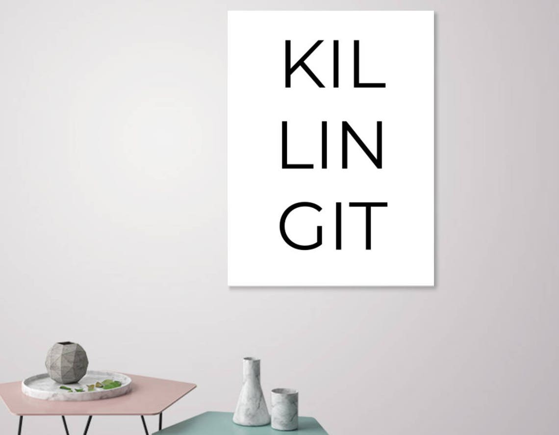 Killing It Motivational Art 2 Poster Size & TWO 18 - Etsy