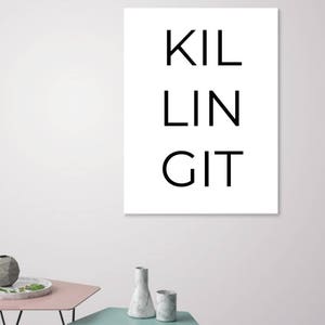 Killing It Motivational Art 2 Poster Size & TWO 18 - Etsy